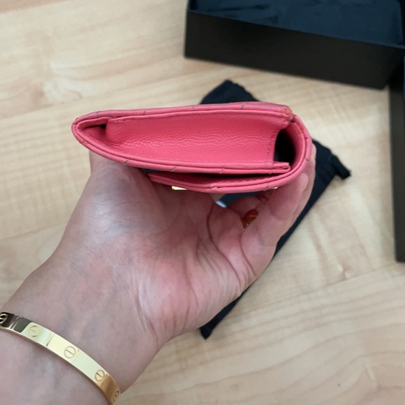 Yves Saint Laurent | Bags | Ysl Envelope Wallet In Bright Pink | Poshmark